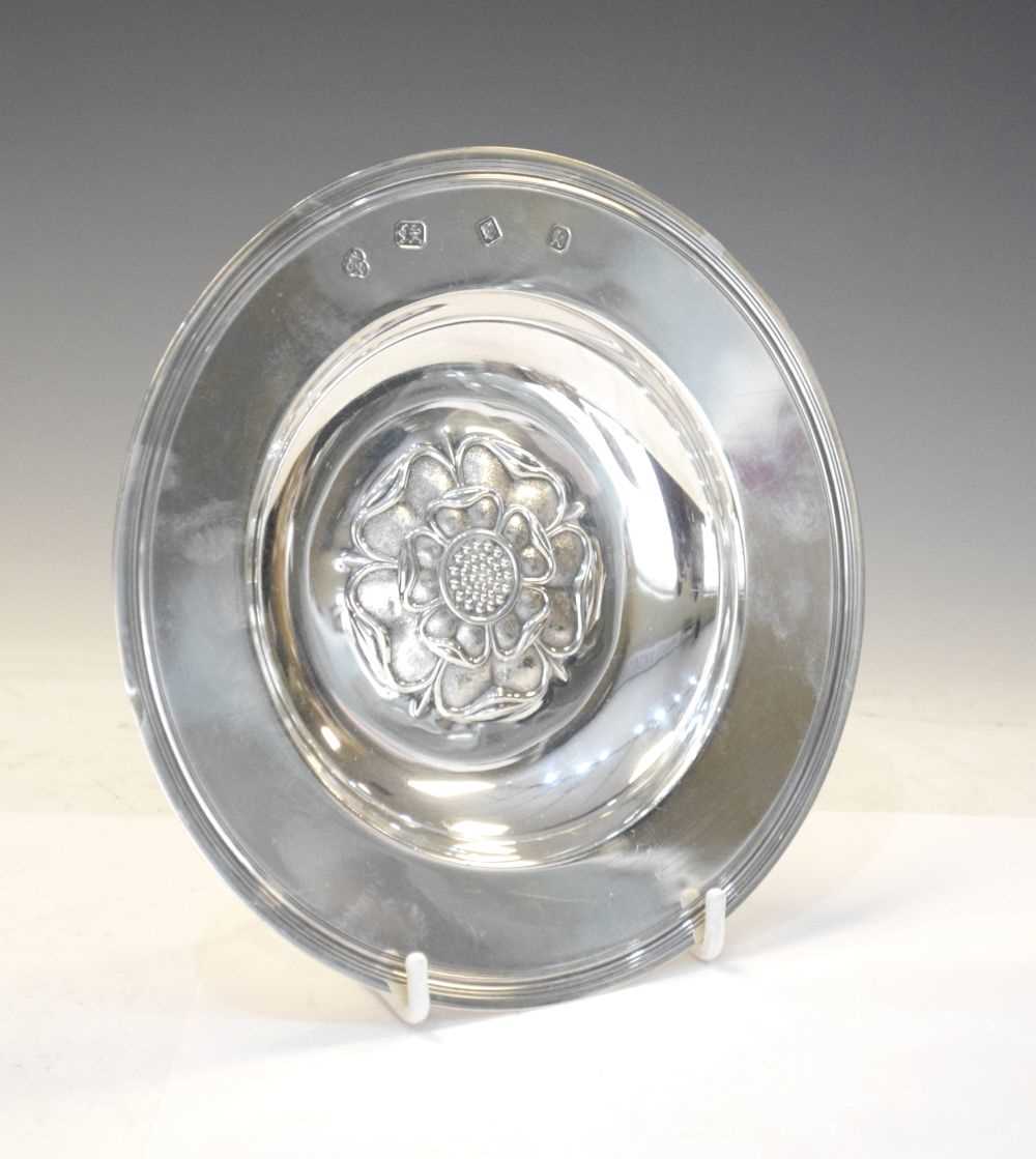 Lot 169 - Elizabeth II silver Armada dish with Tudor