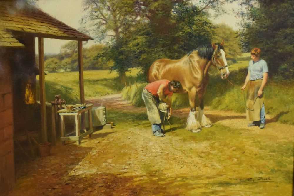 Lot 439 - Tony Sheath (B.1946) - Oil on canvas
