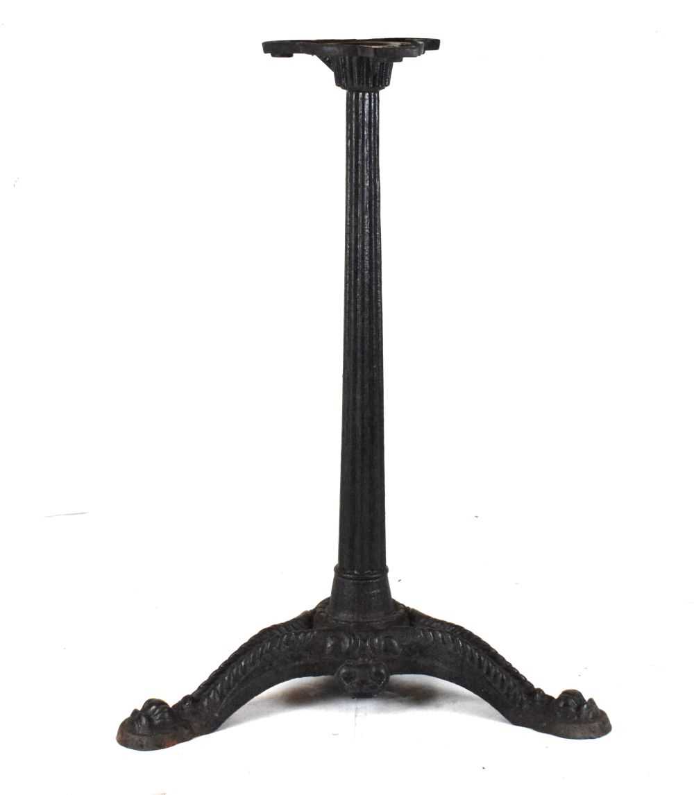 Lot 680 - Cast metal table base