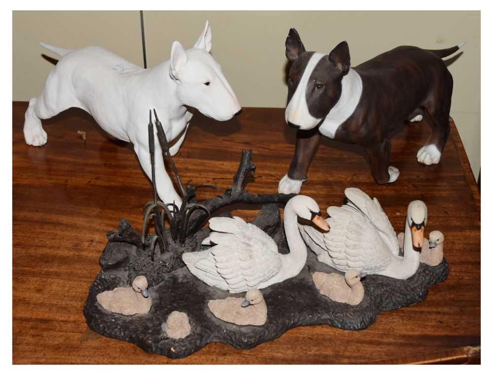 Lot 361 - Two Godfrey for North Light dog figures,