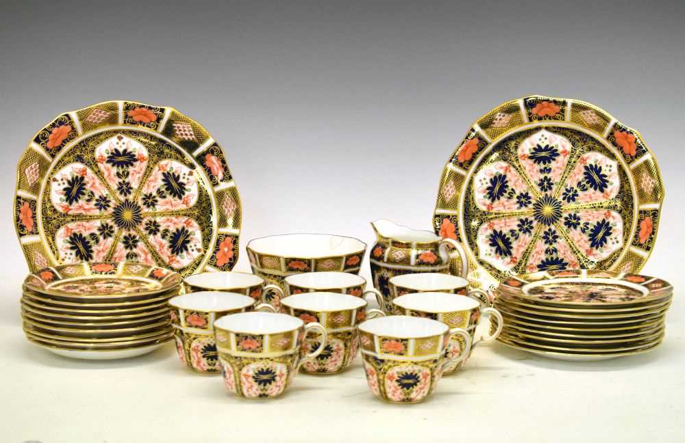 Lot 780 - Royal Crown Derby Imari pattern part-tea