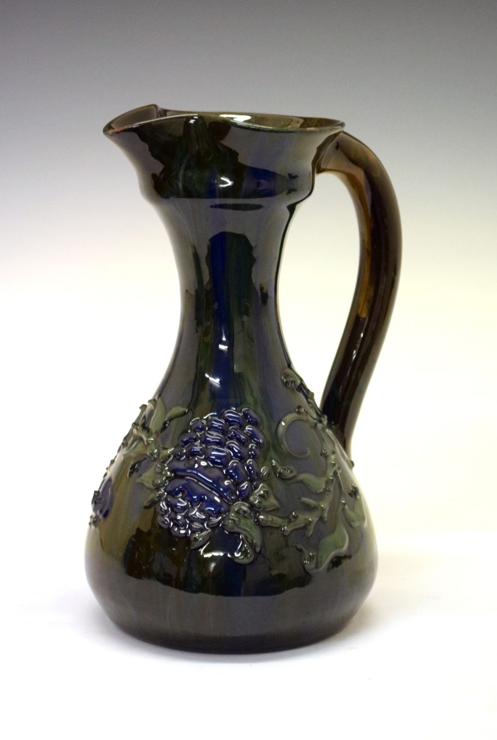 Lot 409 - Elton Ware (Clevedon) pottery ewer with