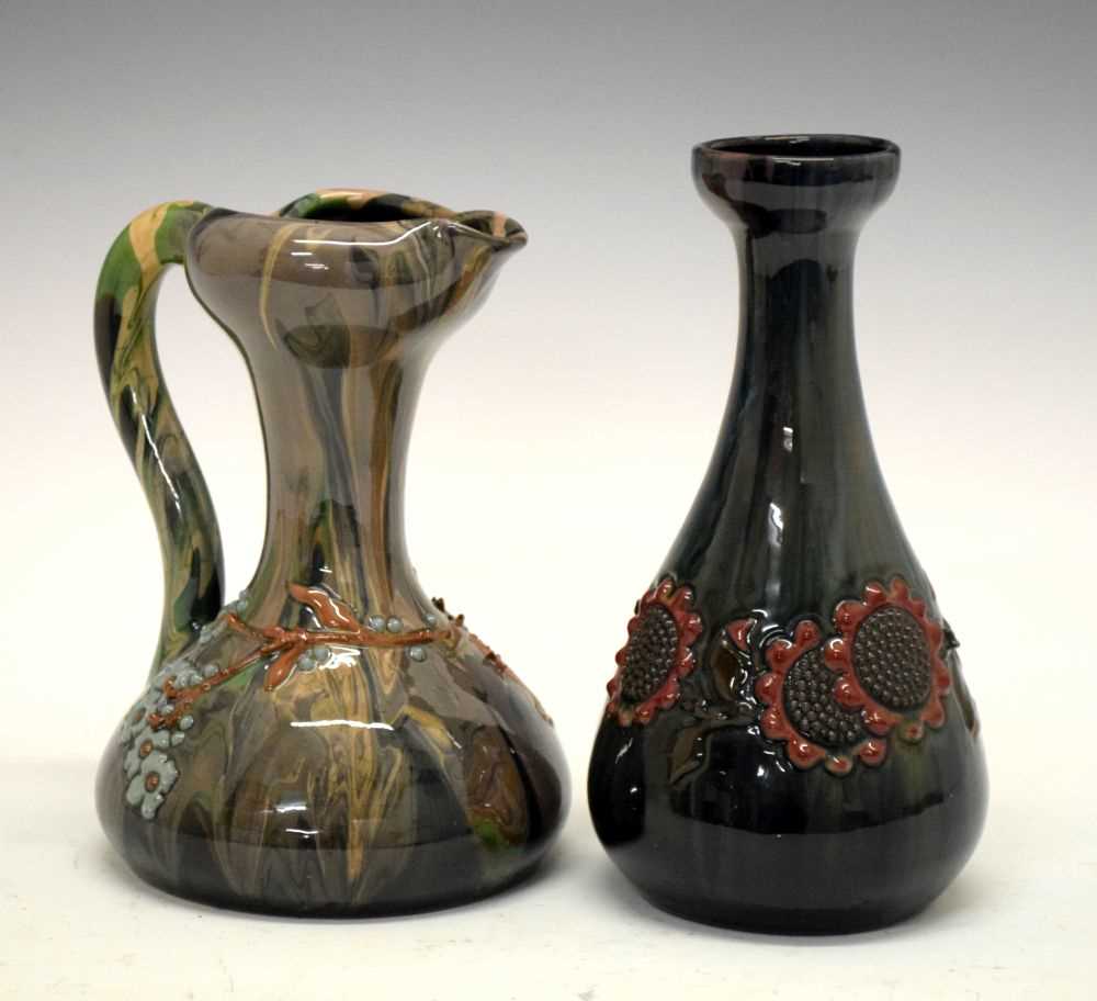 Lot 413 - Elton Ware (Clevedon) pottery ewer with