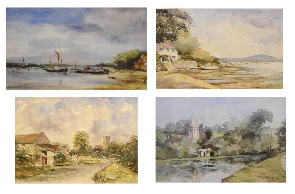 Lot 675 - William (Bill) Thompson - Four watercolours