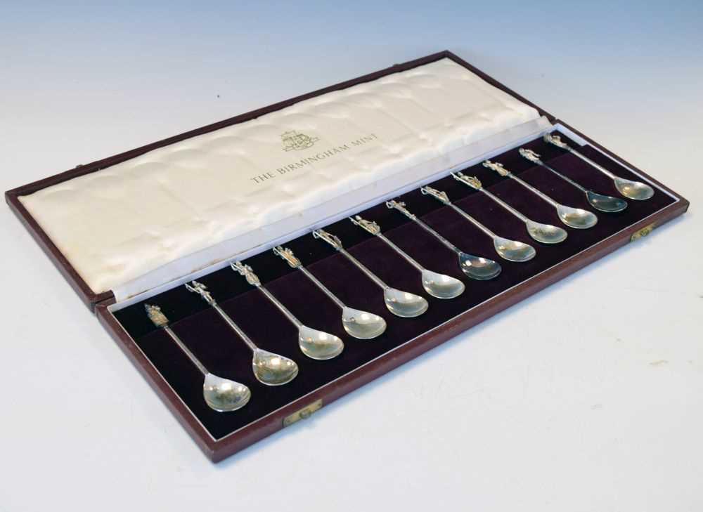 Lot 148 - Birmingham Mint Apostle spoon collection