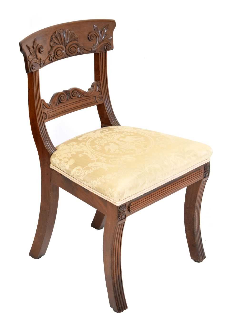 Lot 416 - Regency dining chair