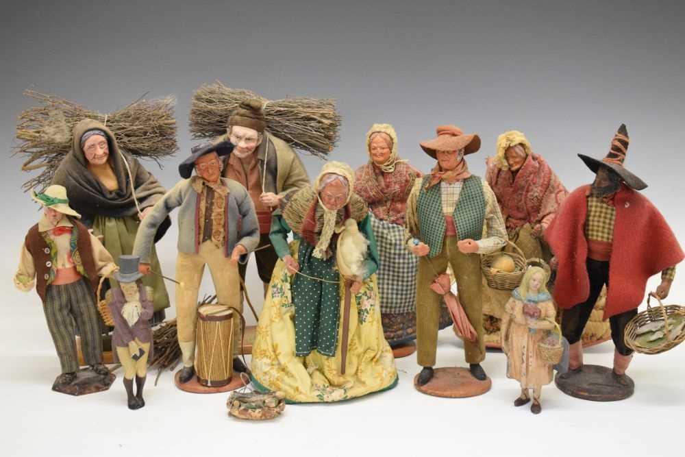 Lot 255 - Post-war Santon figures, and spelter