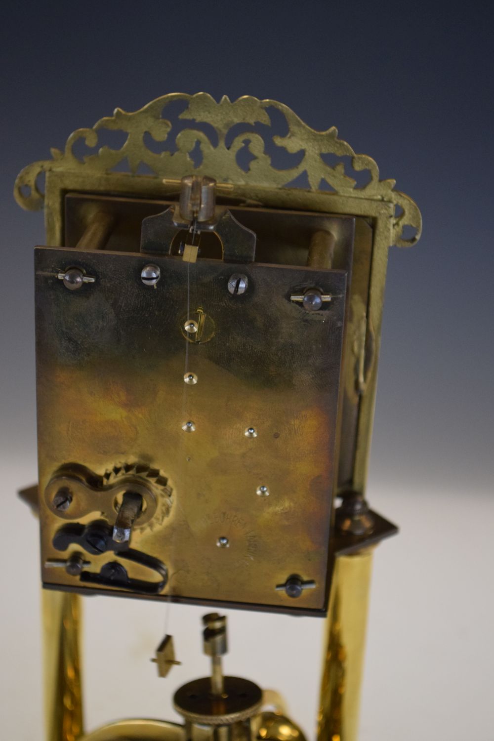 Lot 478 - Modern carriage clock and anniversary clock