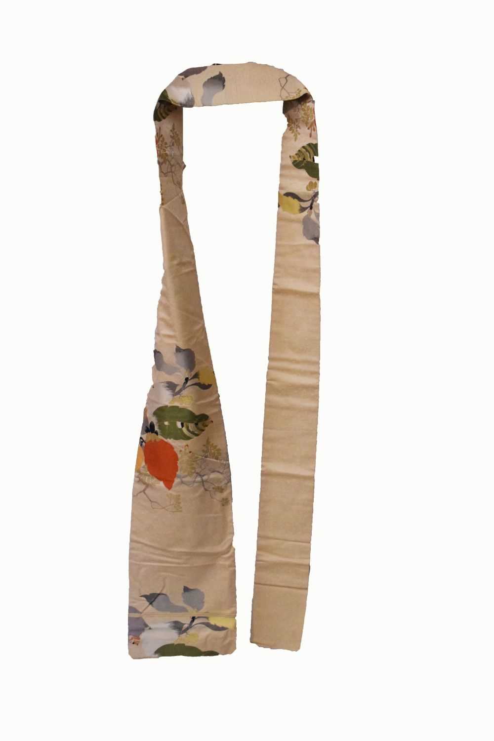 Lot 212 - Japanese obi sash, decorated with stylised