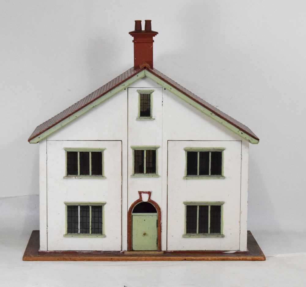 Lot 454 - Early 20th Century scratch-built dolls house
