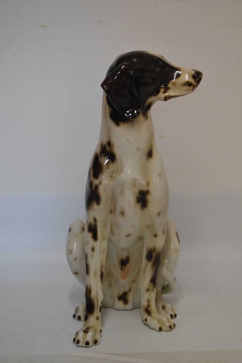 Lot 461 - Italian ceramic English Pointer