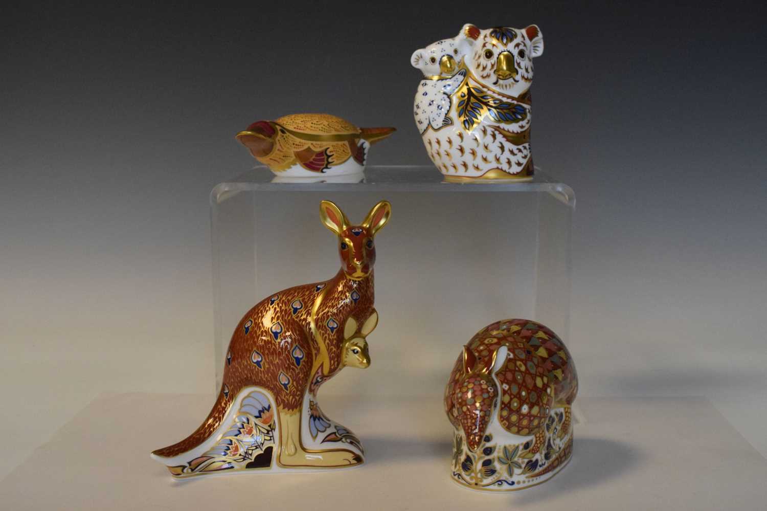Lot 538 - Quantity of Royal Crown Derby paperweights