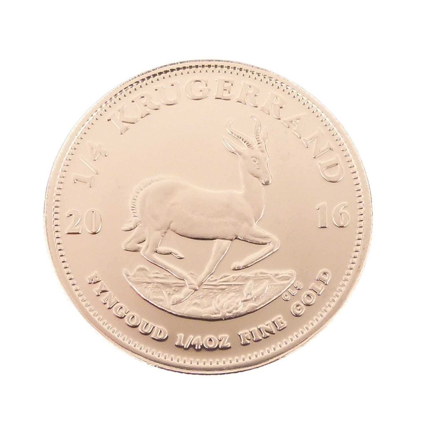 Lot 124 - South Africa quarter ounce gold proof