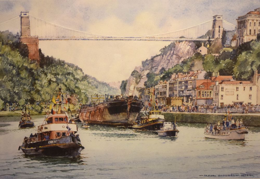 Lot 470 - Set of four Frank Shipsides limited edition