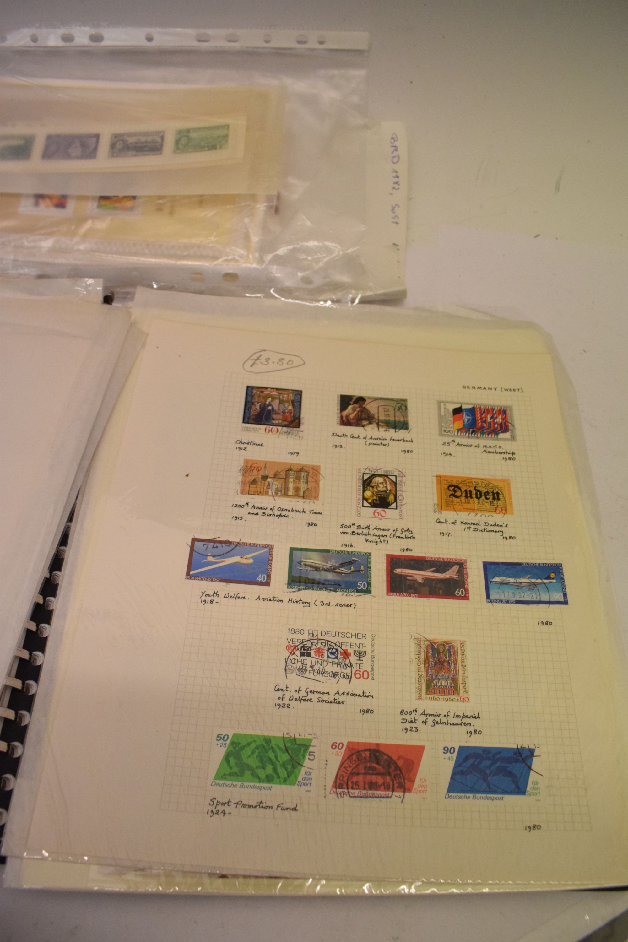 Lot 200 - Folder of world stamps