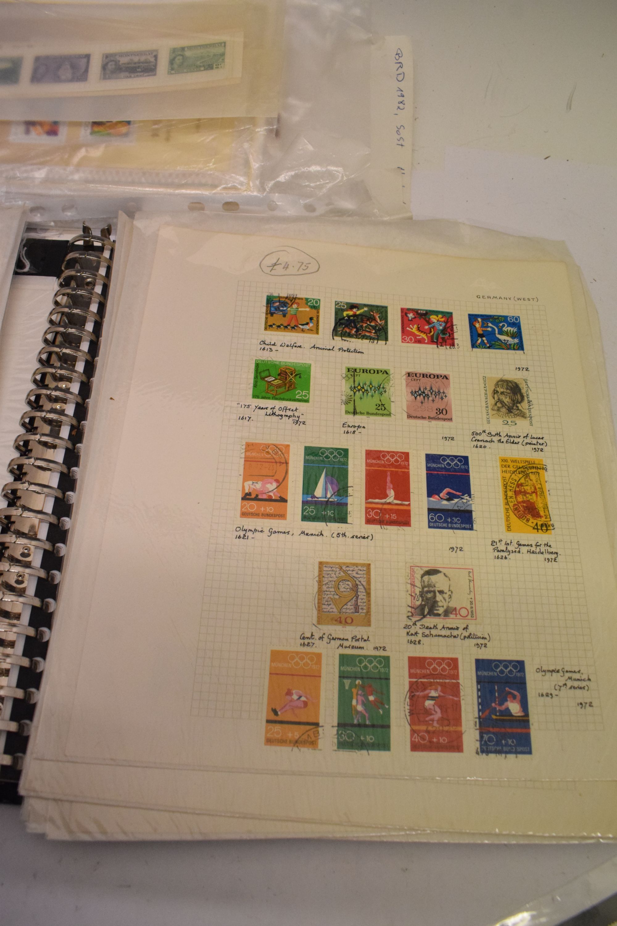 Lot 200 - Folder of world stamps