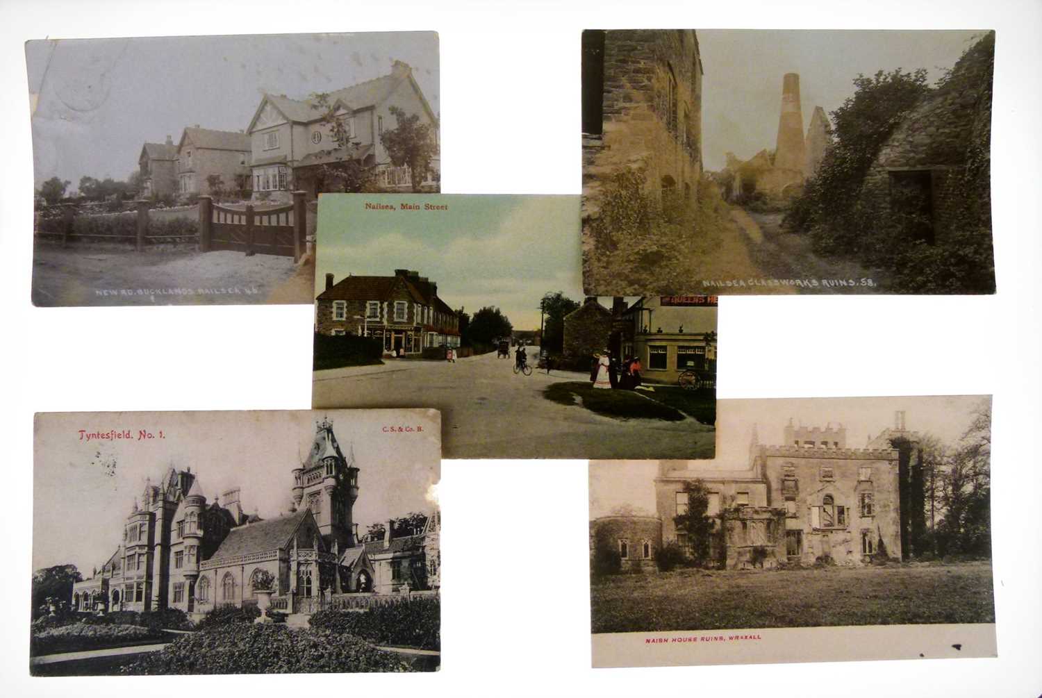 Lot 254 - Album of postcards - Tickenham, Wraxall,