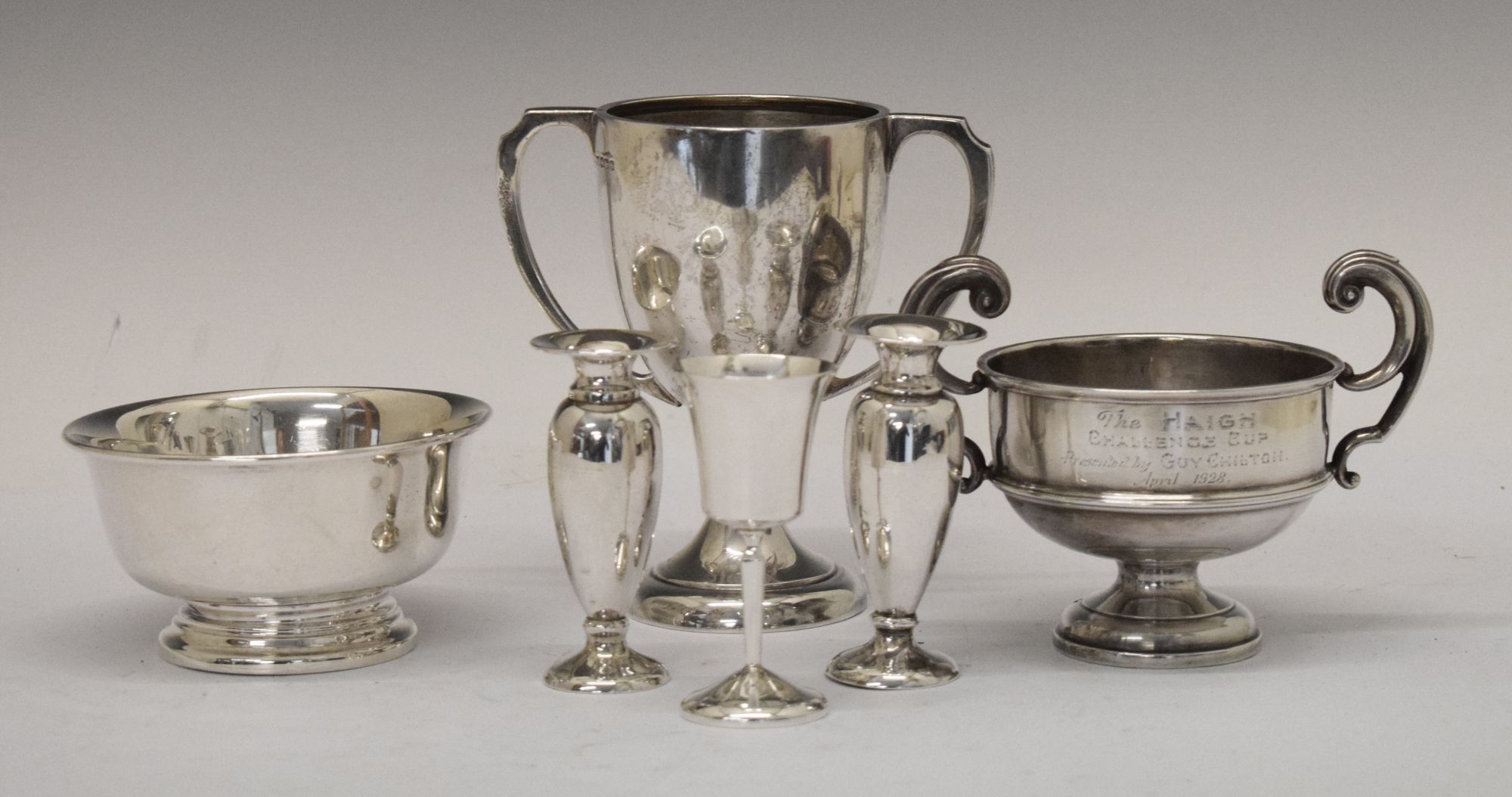 Lot 151 - Two early 20th Century silver presentation