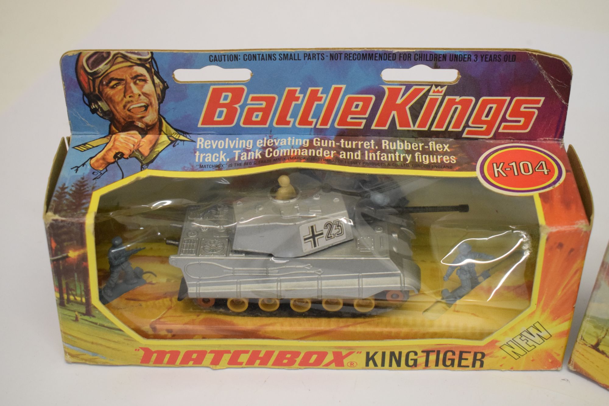 Lot 377 - Matchbox Battle Kings - Two boxed diecast