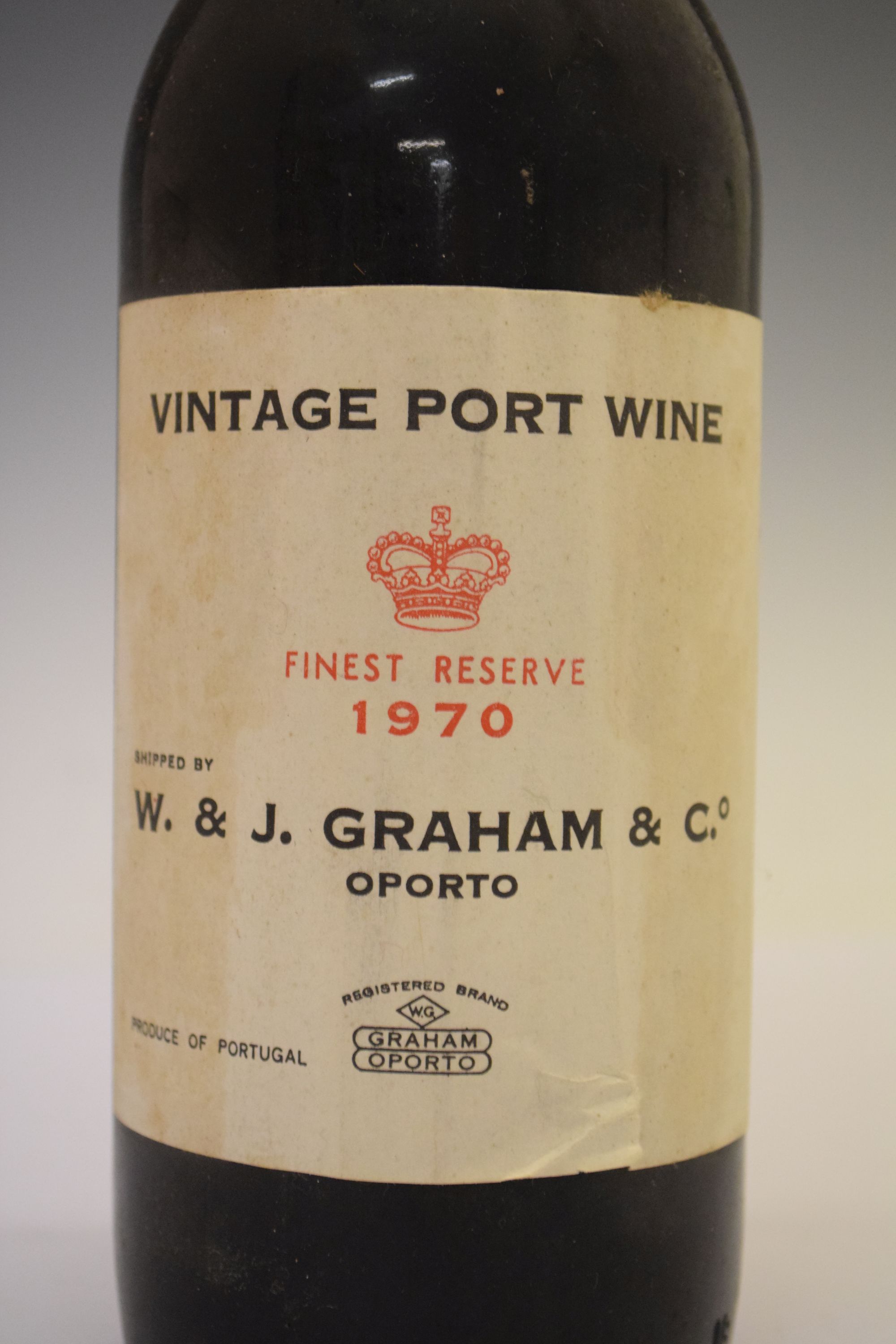 Lot 744 - W&J Graham’s Vintage Port, 1970