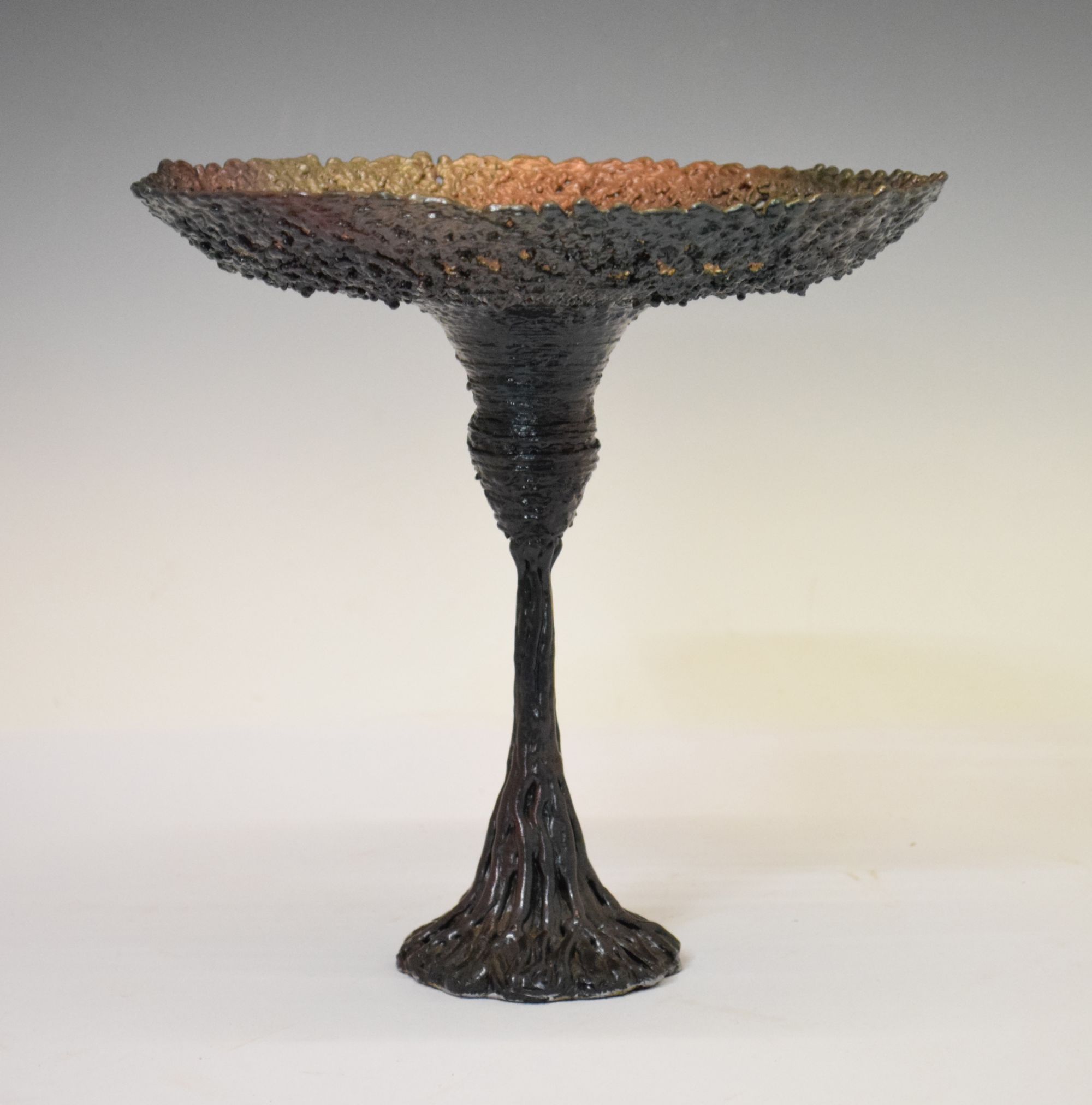 Lot 140 - Cast metal tazza