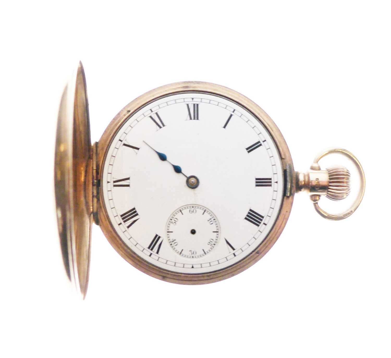 Lot 120 - Early 20th Century Waltham 9ct gold half