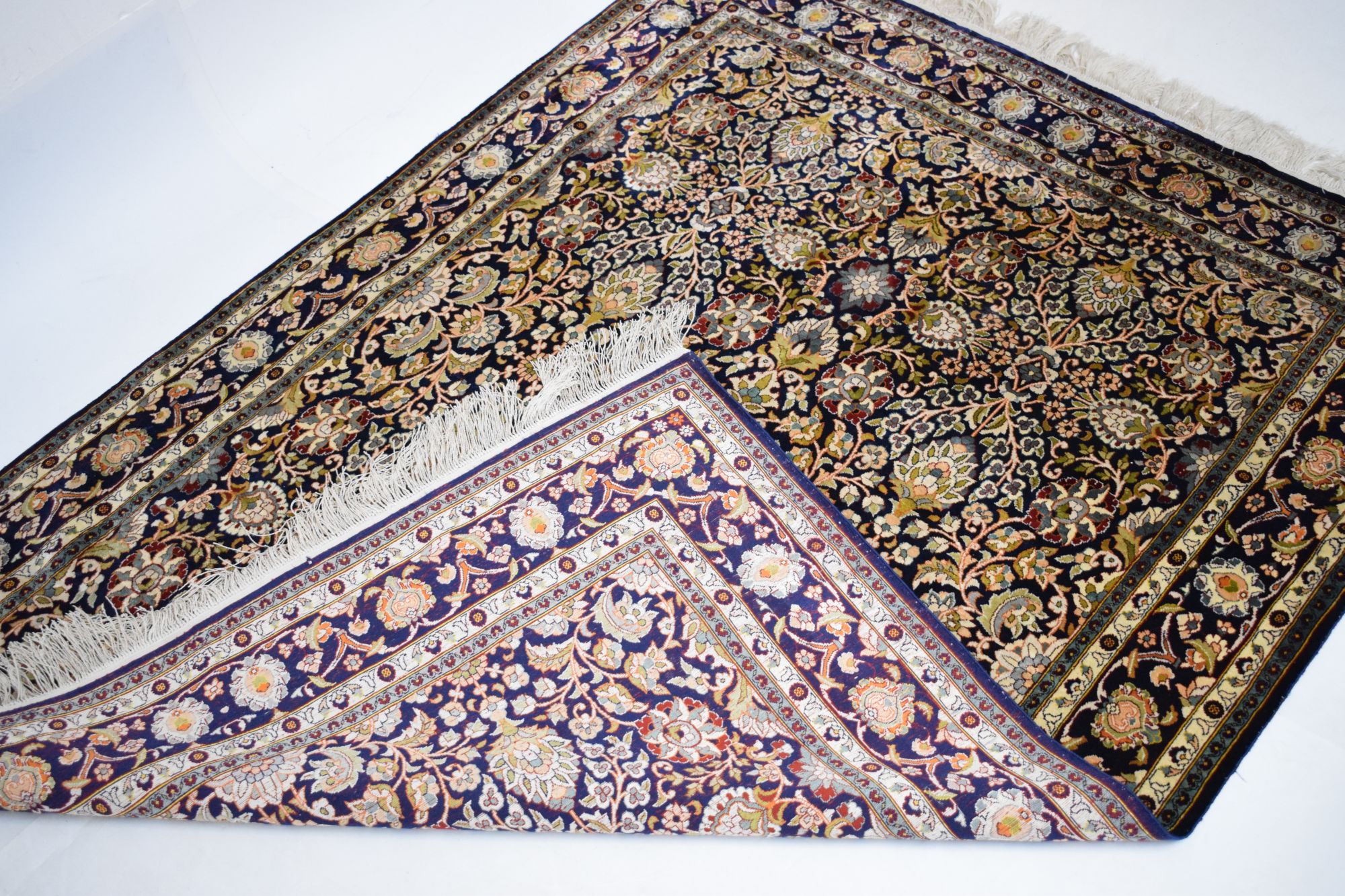 Lot 234 - Middle Eastern silk rug