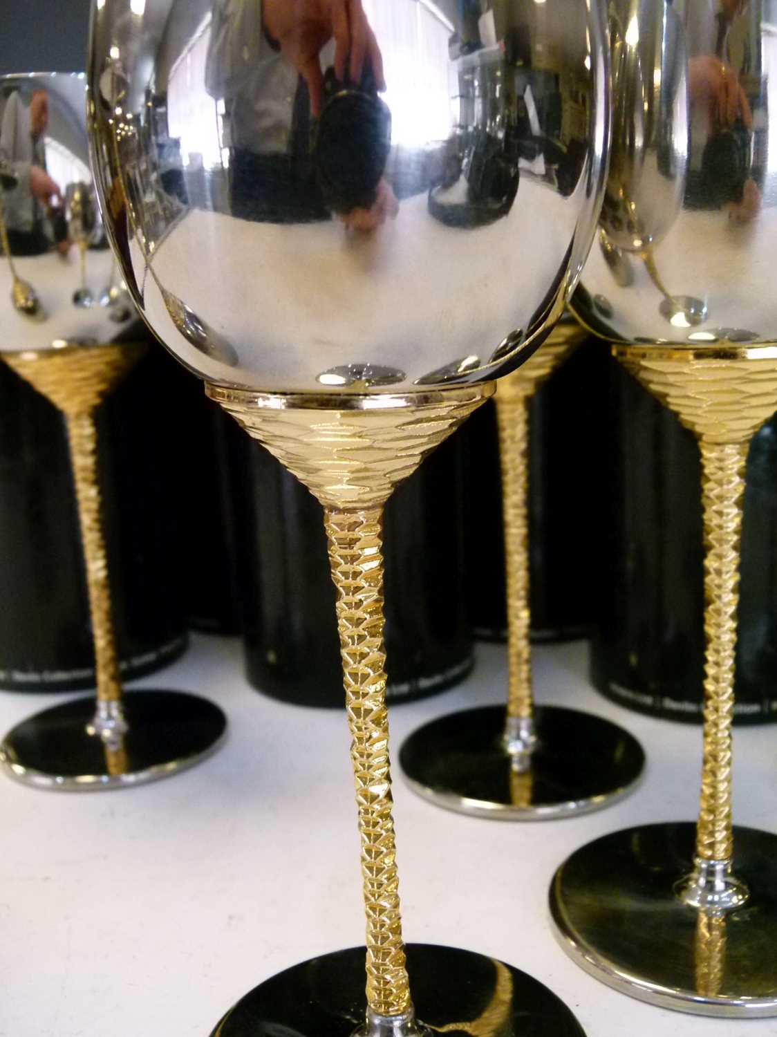 Lot 189 - Stuart Devlin for Viners eleven stainless