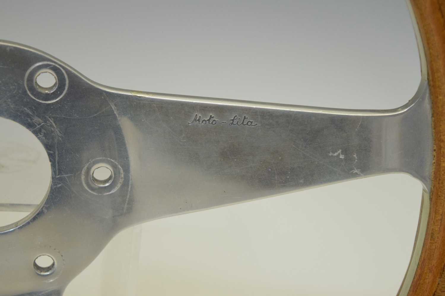 Lot 353 - Vintage Moto-Lita steering wheel