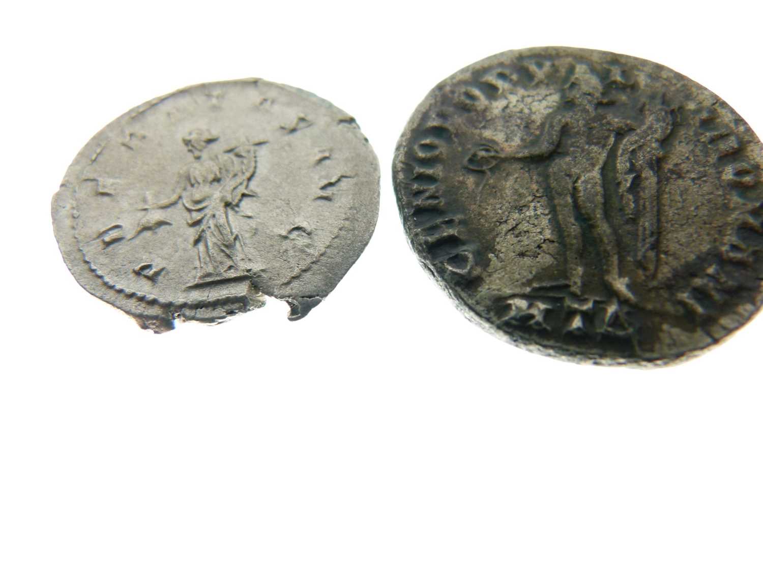 Lot 168 - Seven various reproduction Roman coins, etc