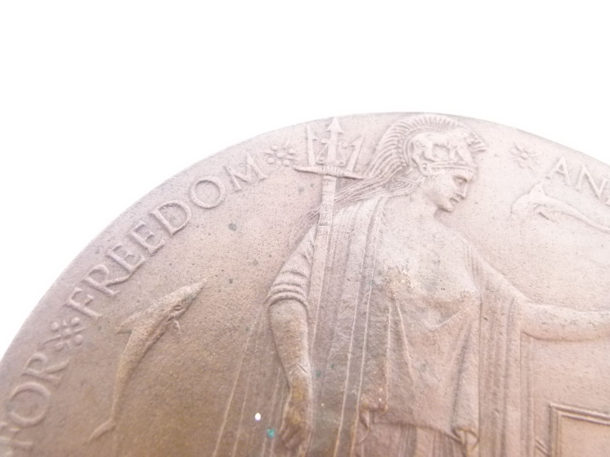 Lot 340 - First World War Memorial plaque