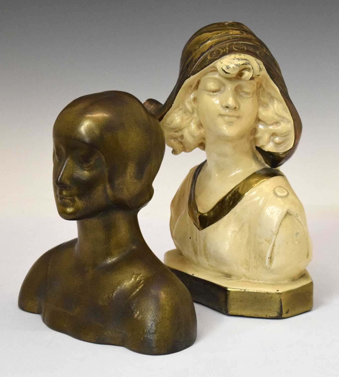Lot 198 - Two female busts