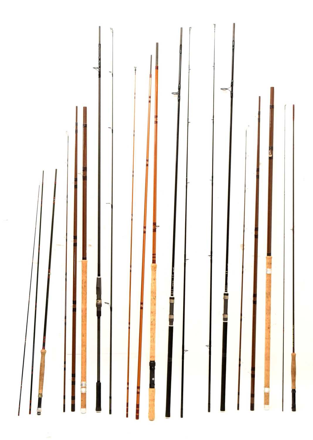 Lot 234 - Eight modern fishing rods