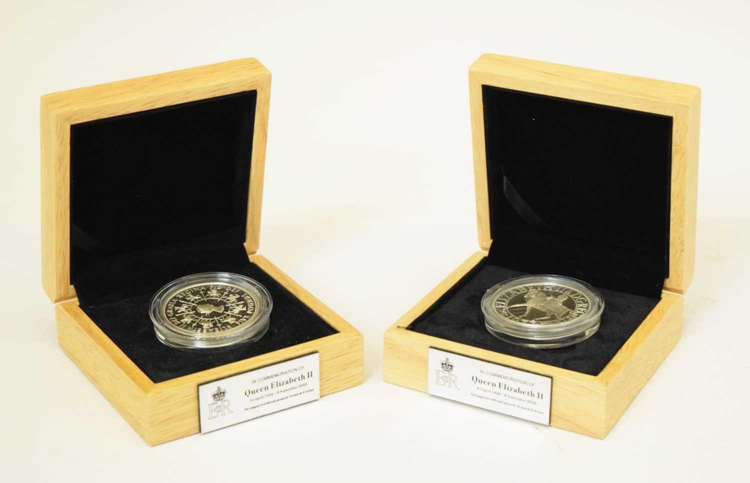 Lot 254 - Queen Elizabeth II commemorative silver