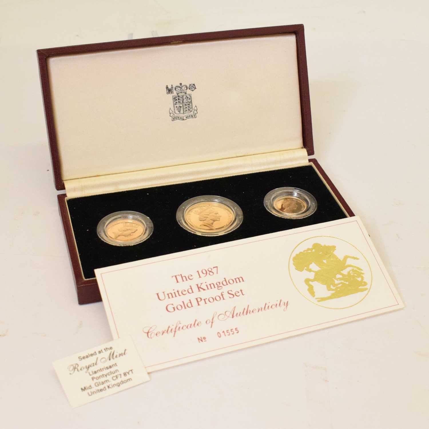 Lot 153 - United Kingdom 1987 Gold Proof Collection