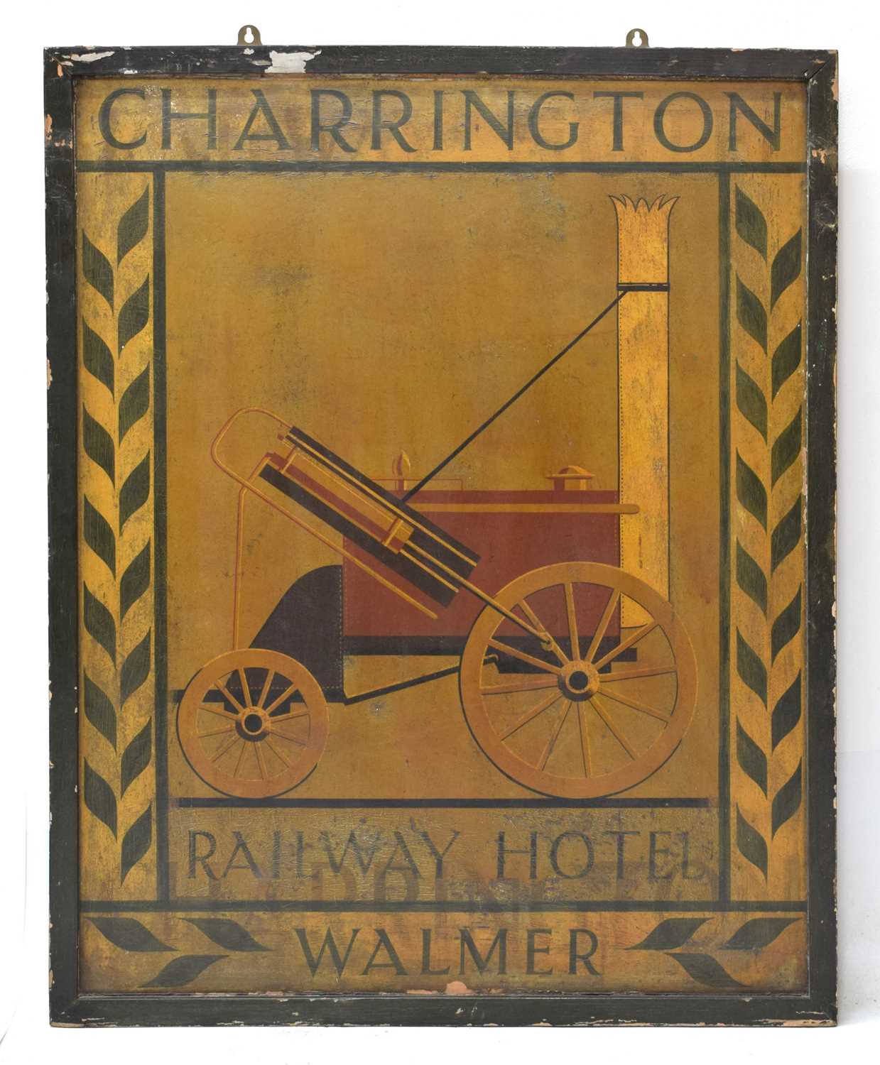 Lot 355 - Charrington Railway Hotel, Walmer pub sign