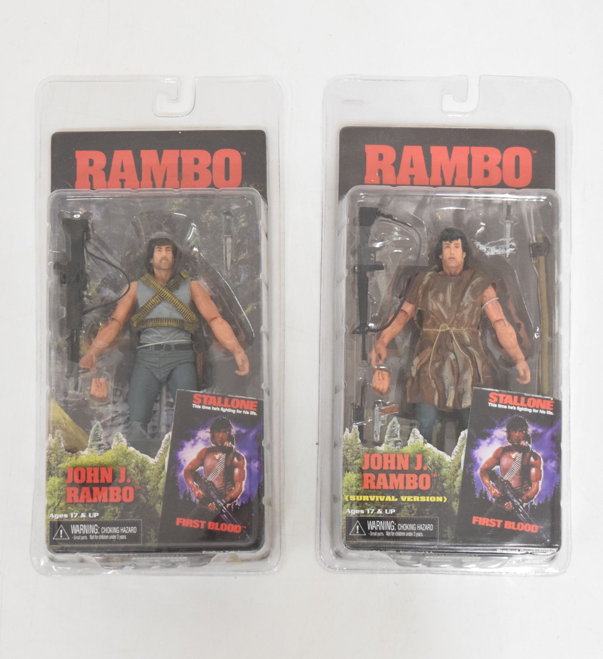 Lot 375 - Two Reel Toys Rambo action figures