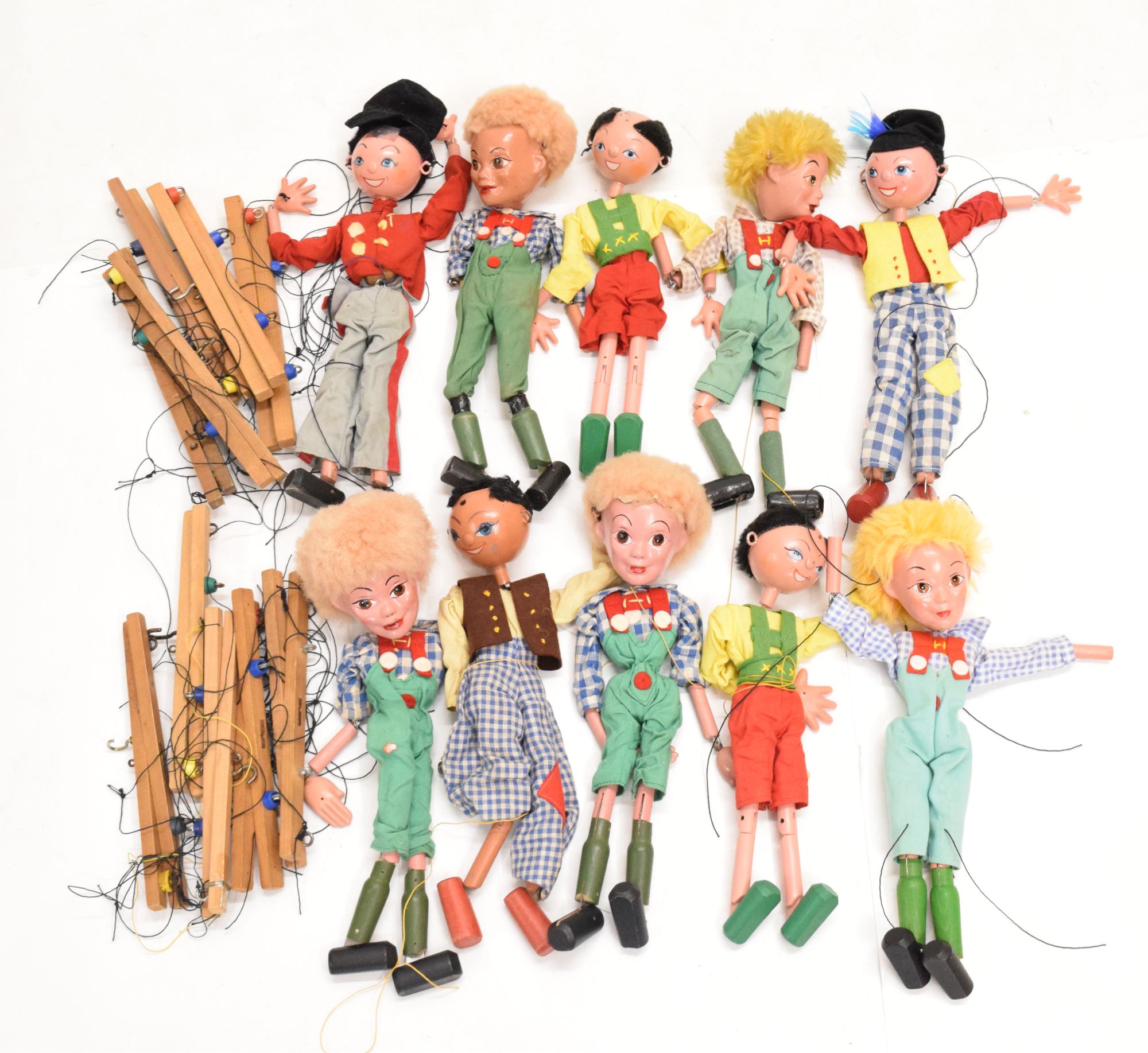 Lot 370 - Pelham Puppets - Group of ten puppets