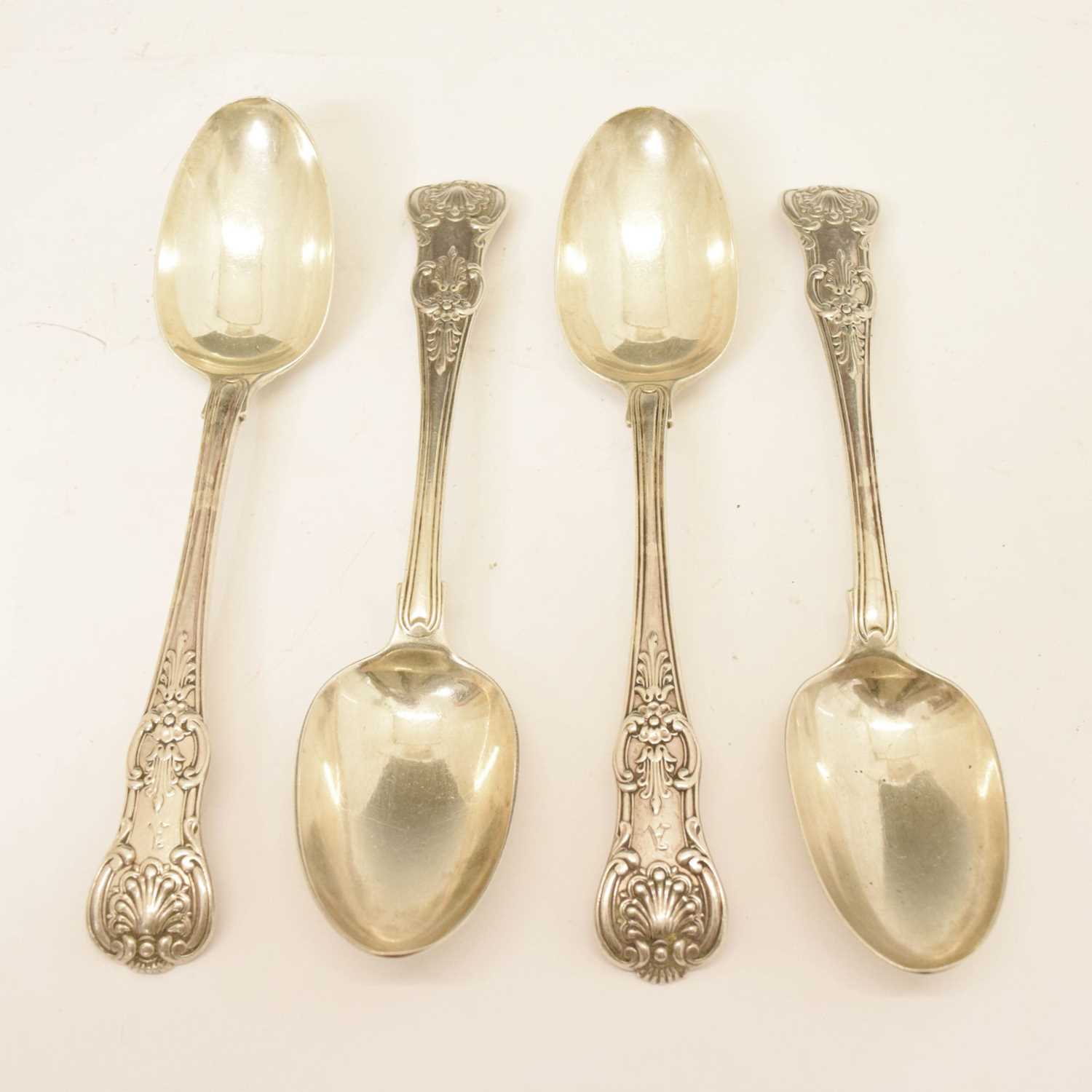 Lot 129 - Four Victorian silver table spoons