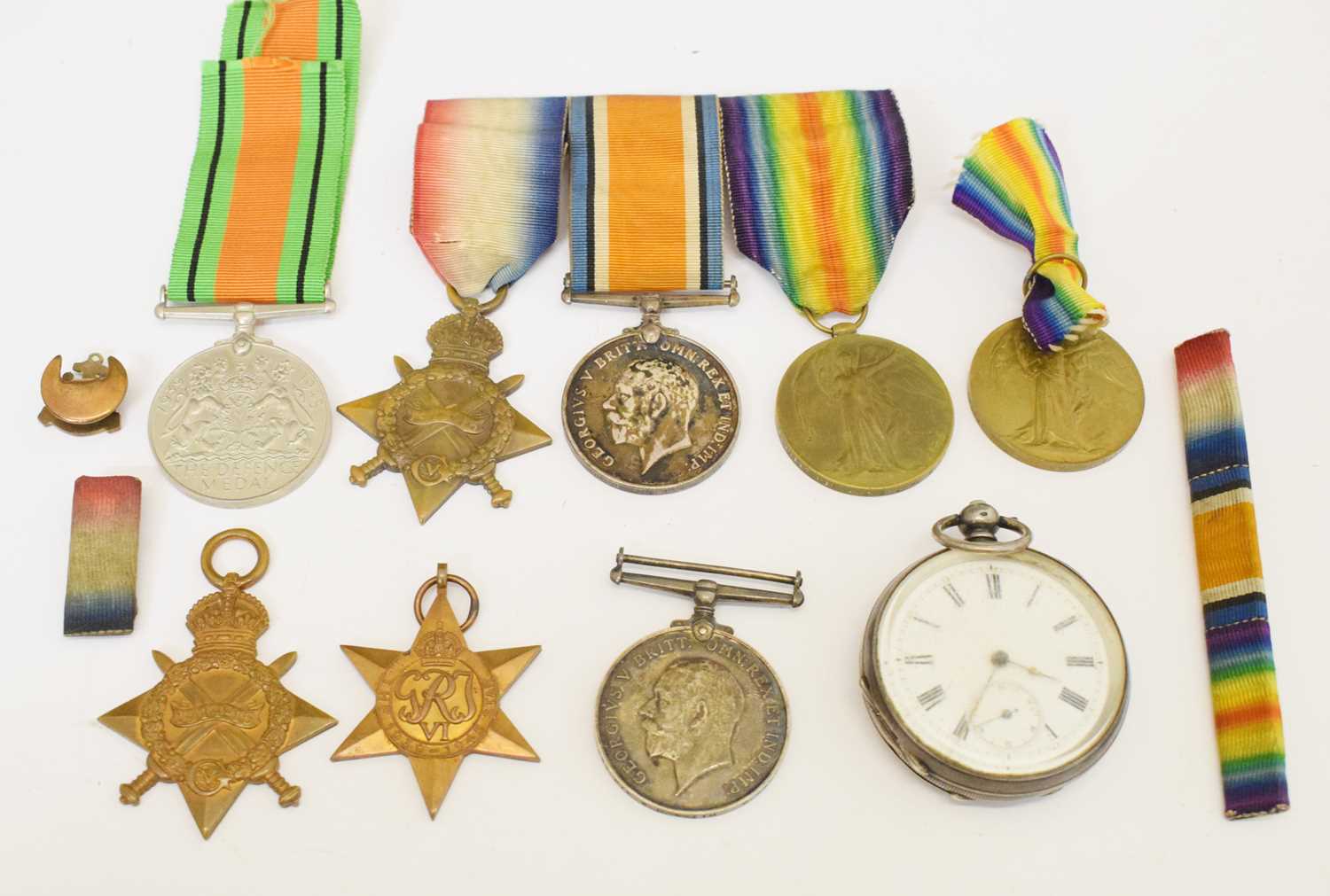 Lot 371 - British family medal collection