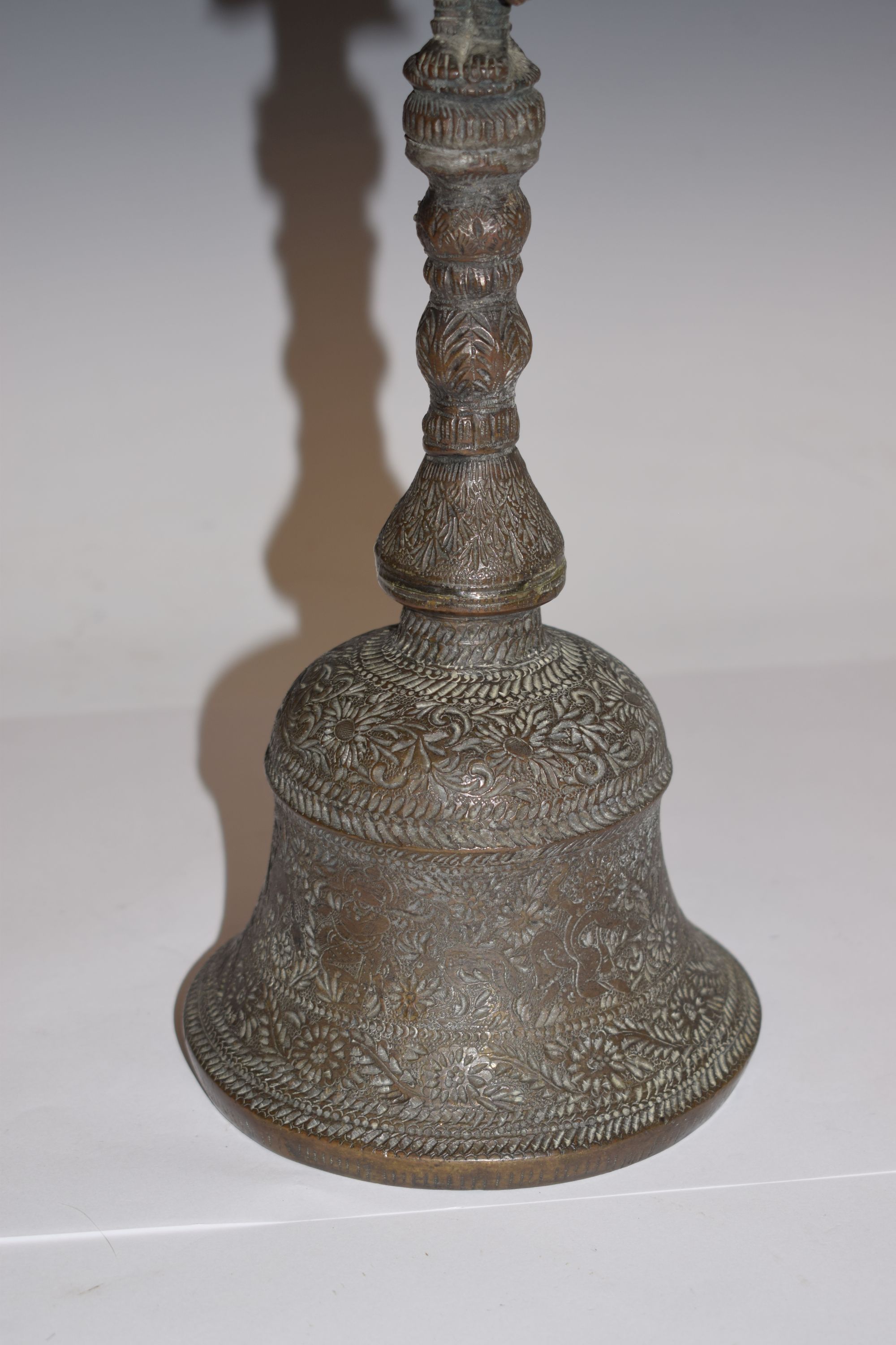 Lot 480 - Large Indian cast bronze temple bell