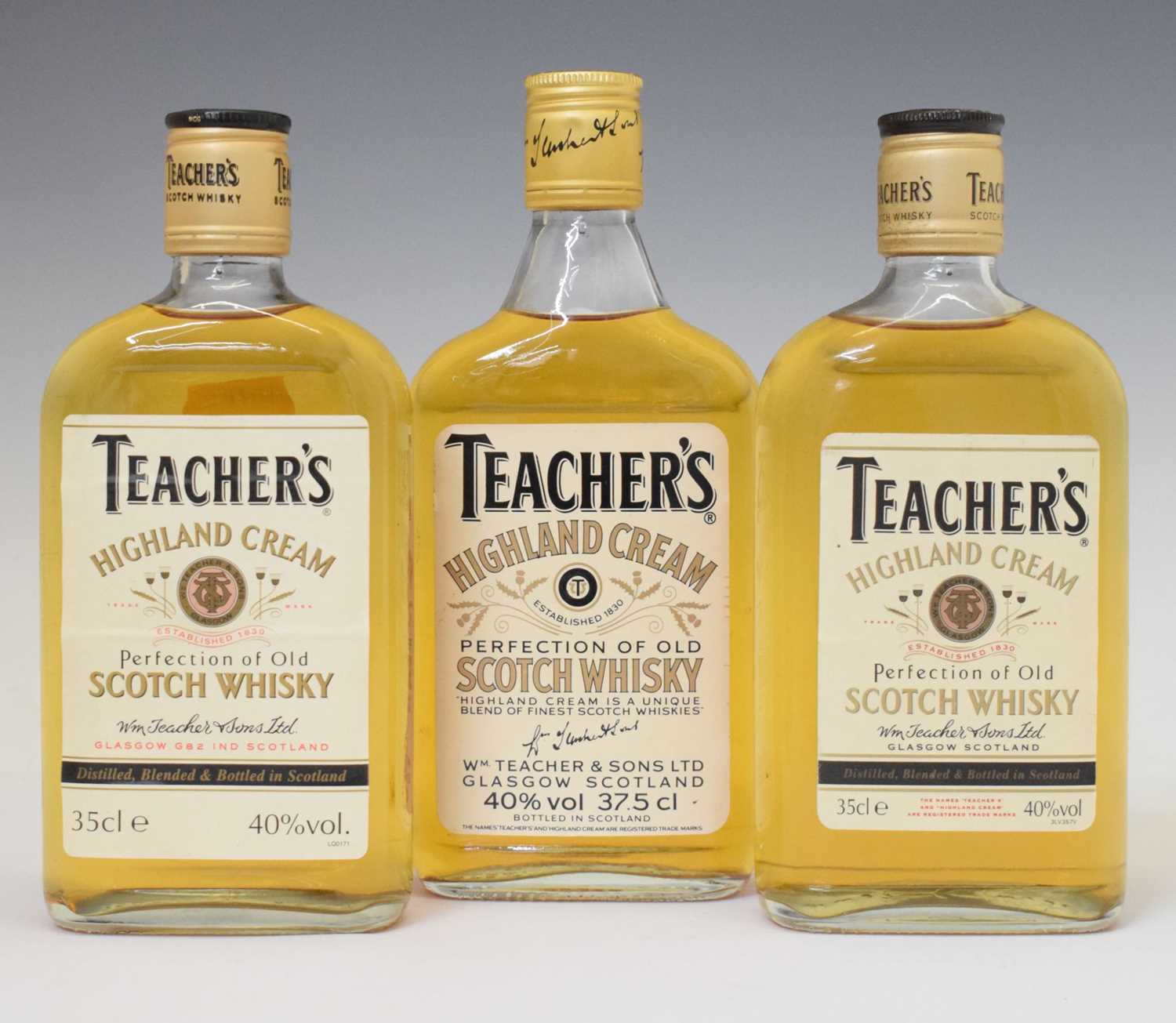Lot 375 - Teacher's 'Highland Cream' Old Scotch Whisky