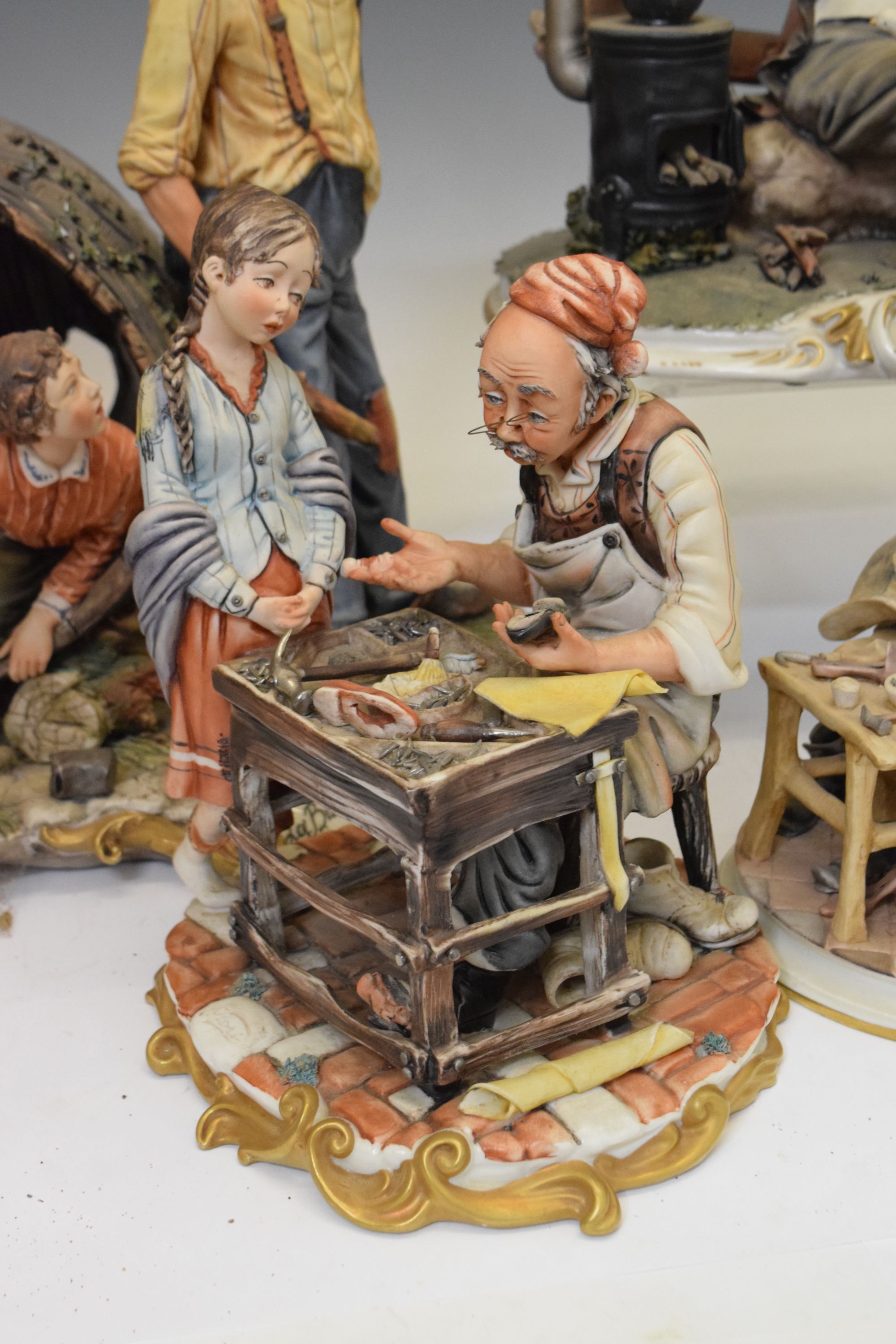 Lot 283 - Assorted Capodimonte figures