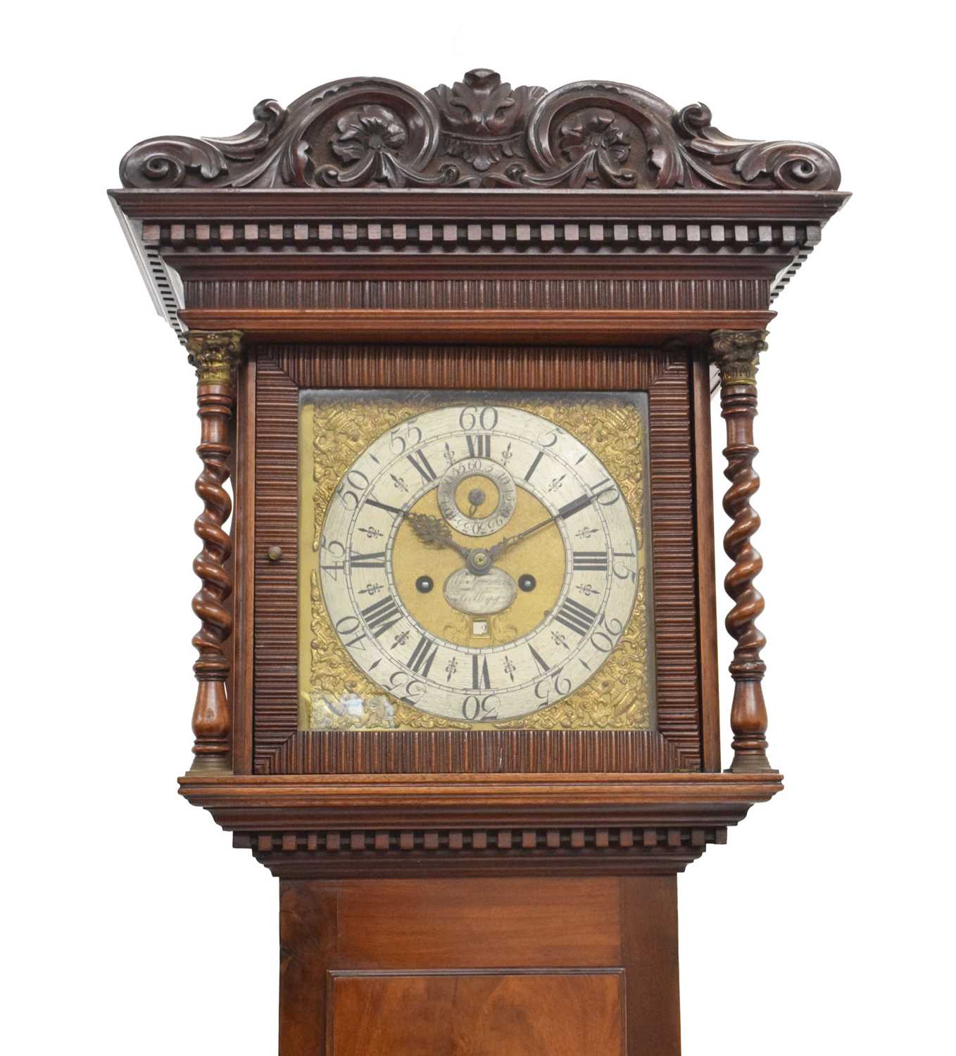 Lot 611 - Welsh Interest - George III 8-day brass dial
