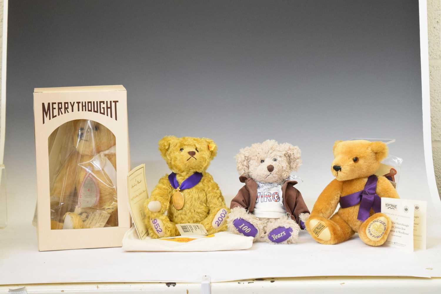 Lot 477 - Steiff and Merrythought teddy bears