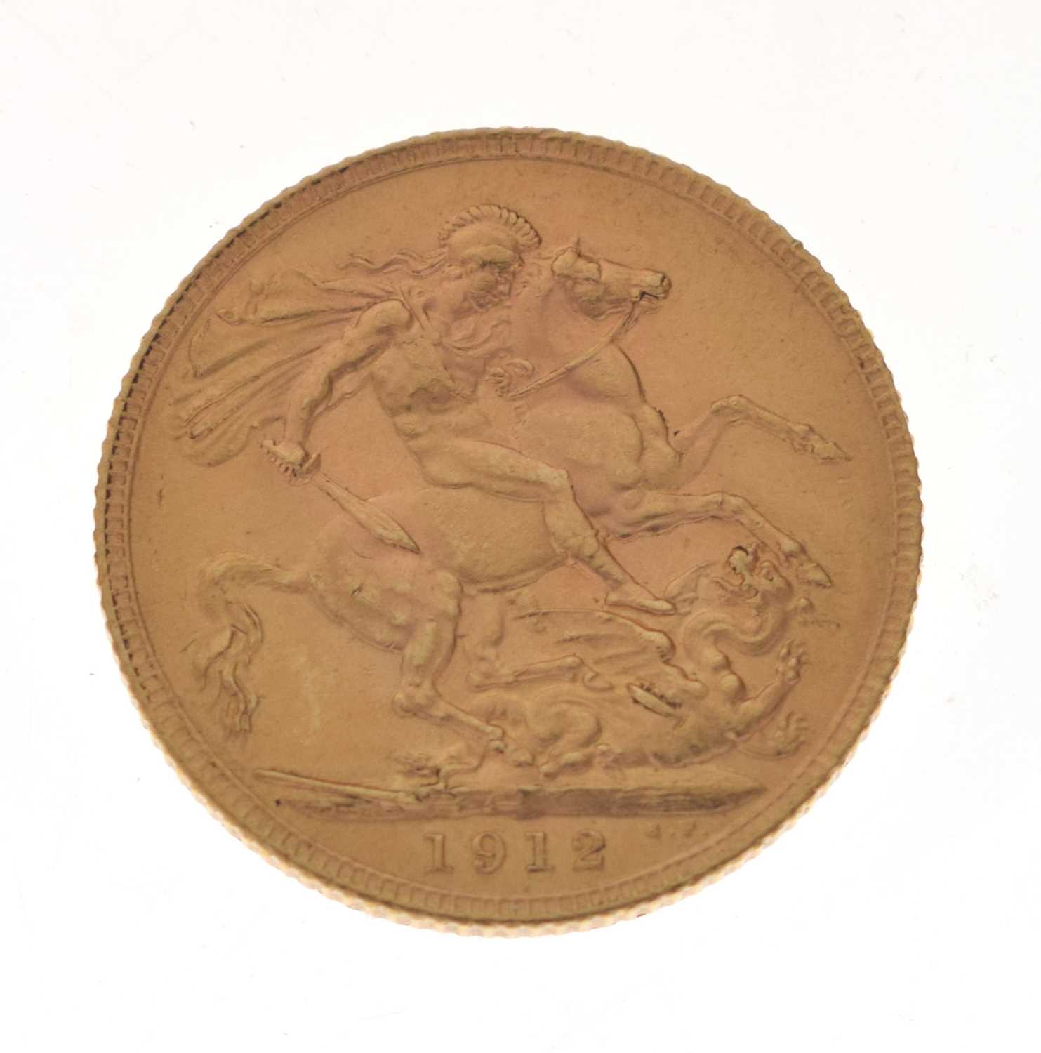 Lot 260 - George V gold sovereign, 1912