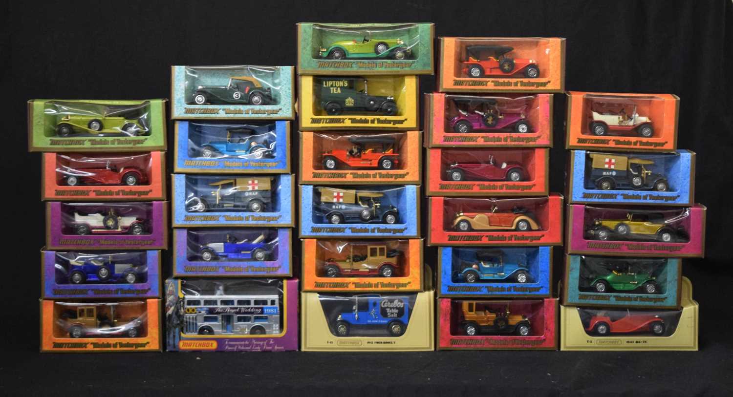 Lot 470 - Matchbox - Group of fifty-three boxed ‘Model