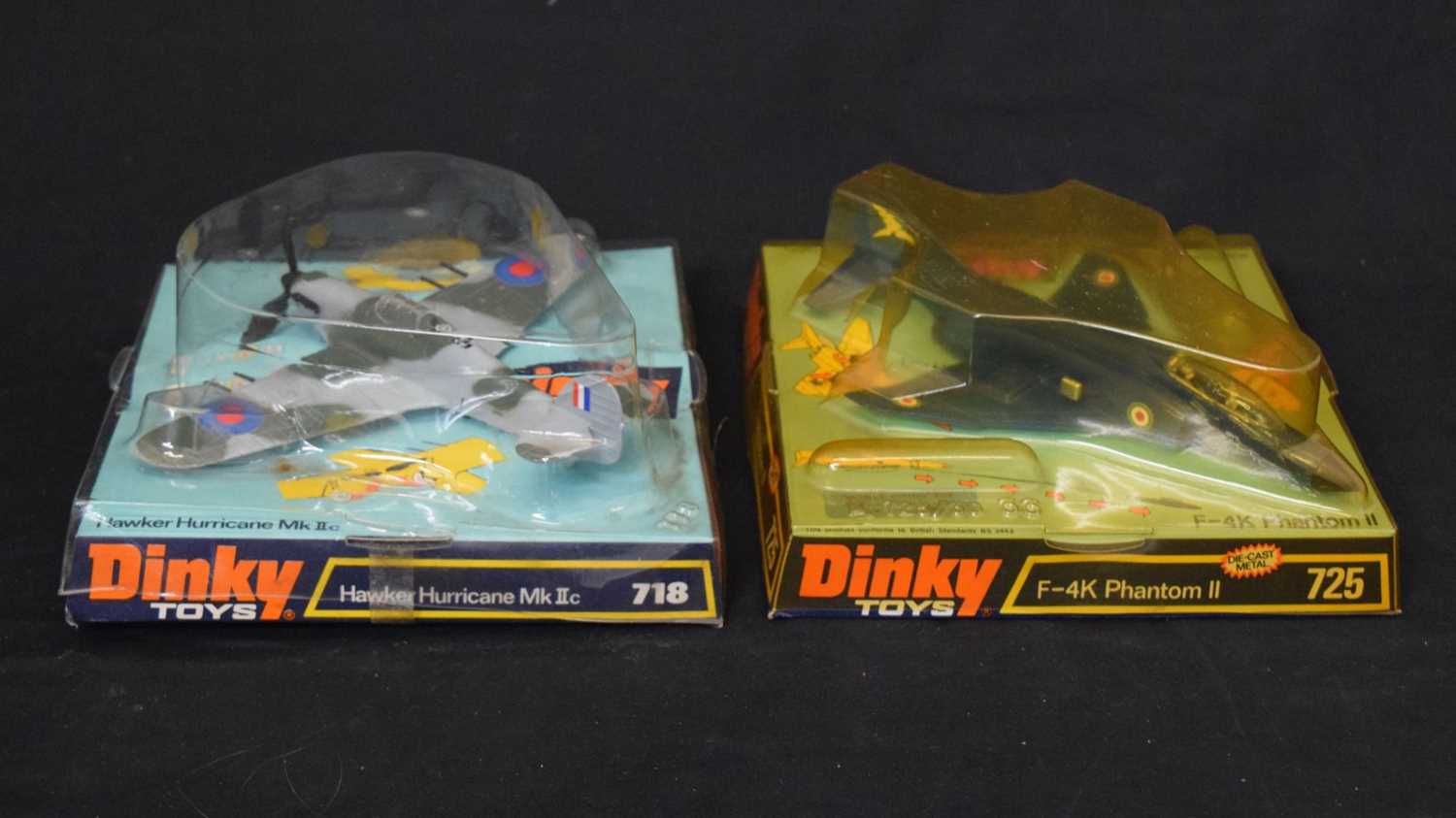 Lot 449 - Dinky Toys - Two diecast model fighter