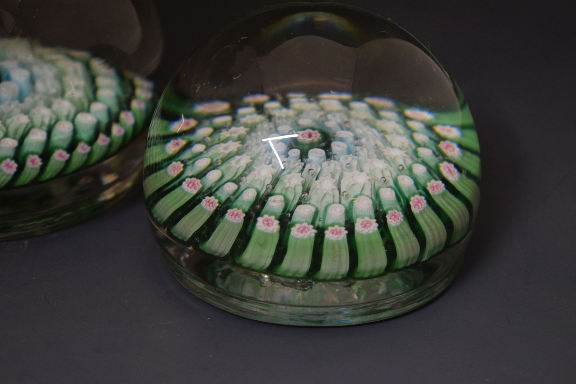 Lot 53 - Old English paperweight inkwell and