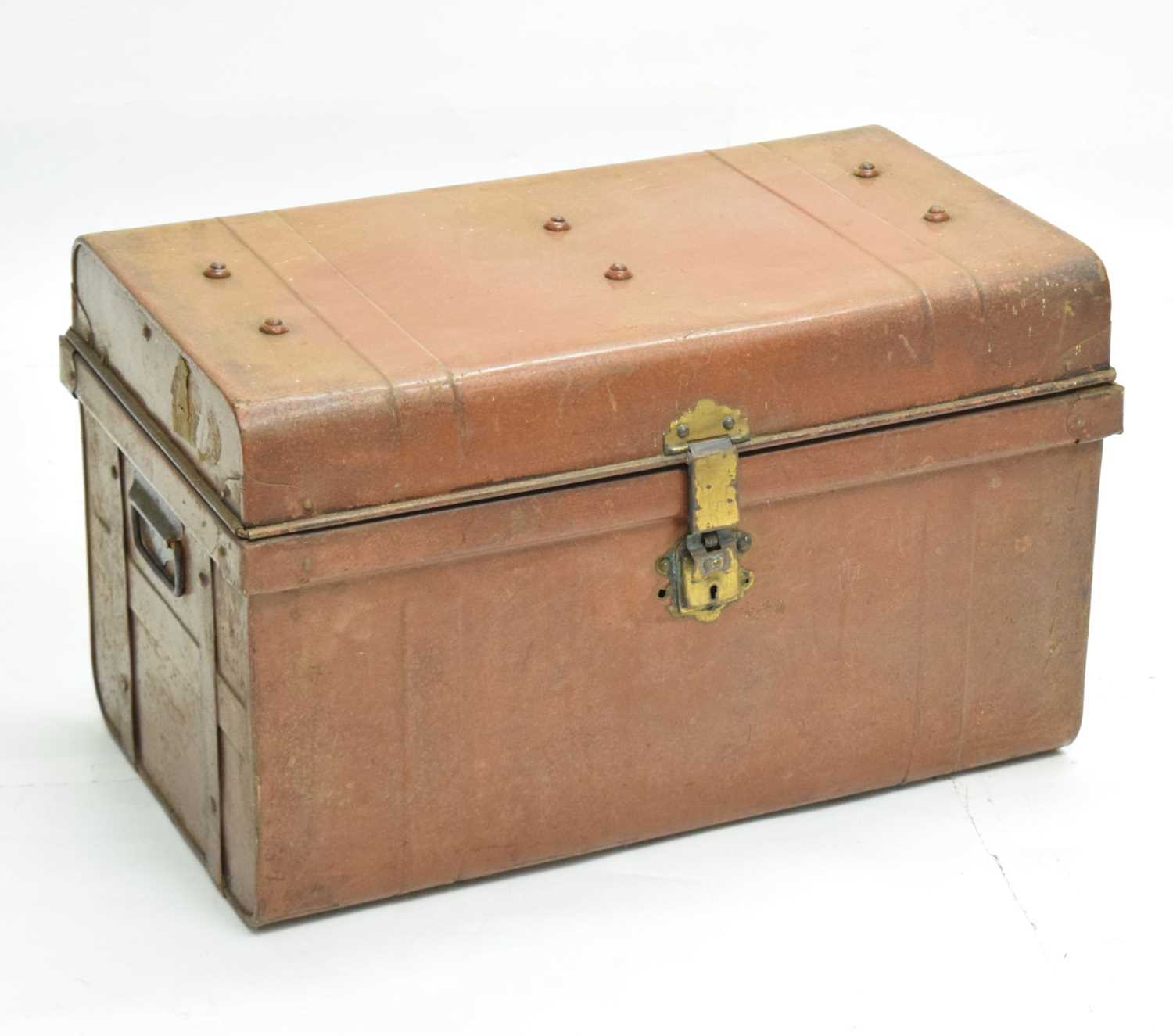 Lot 783 - Rectangular tin trunk